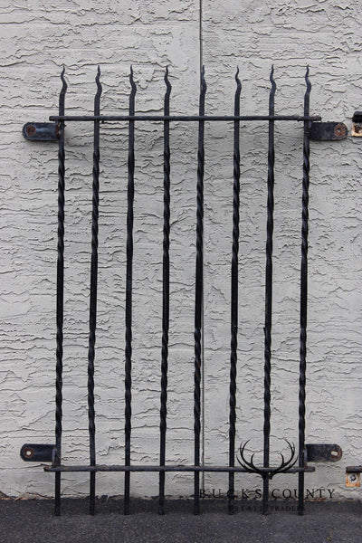 Hand Forged Set of Three Wrought Iron Window Grates – Bucks County ...