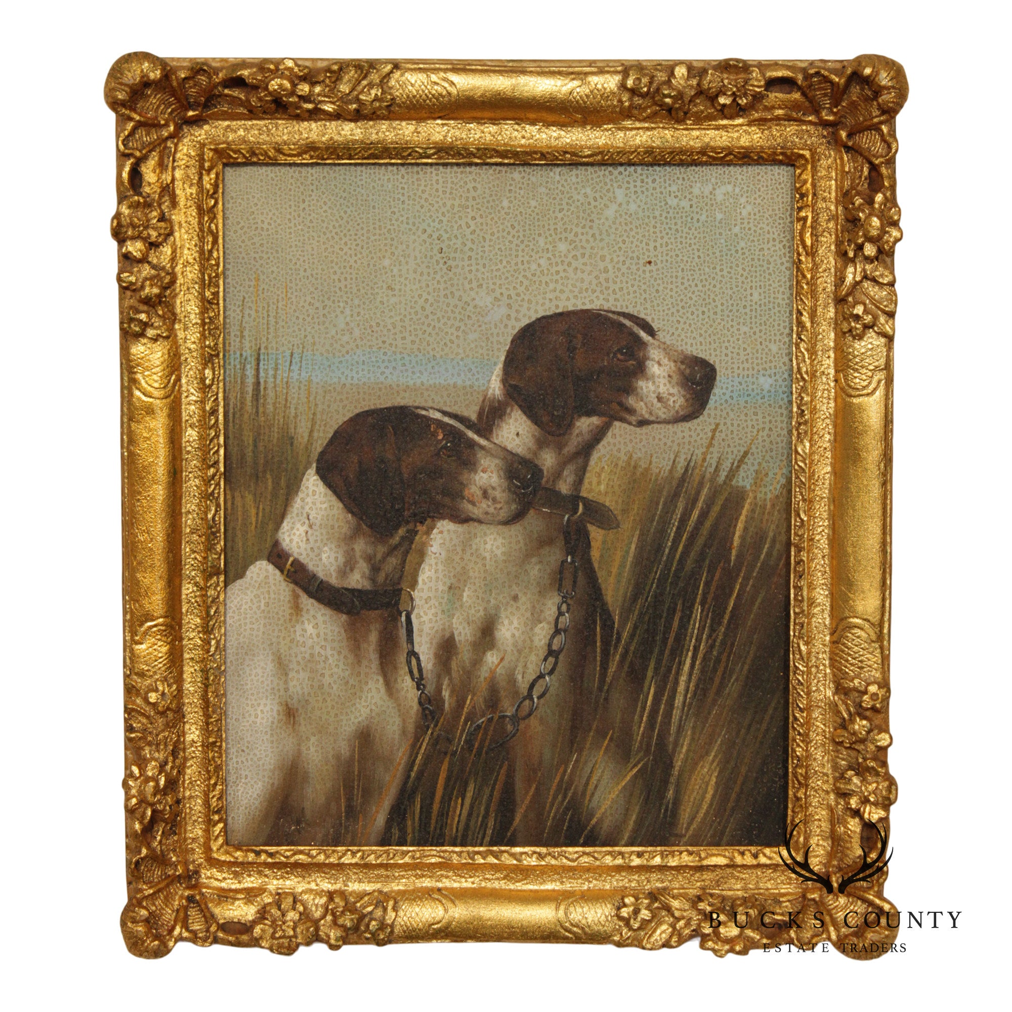 Chelsea House Decorative Framed Painting, 'Pointers'