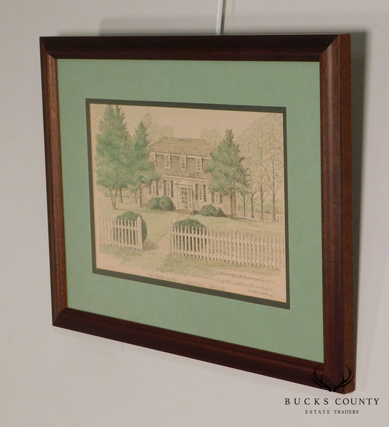 Clark M. Goff Framed Print "The Moore House, Yorktown, VA" – Bucks ...